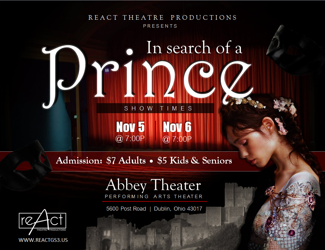 ReAct Theater: Stage Play Presents: In Search of a Prince - GS3 Photography / GS3 News Online ...
